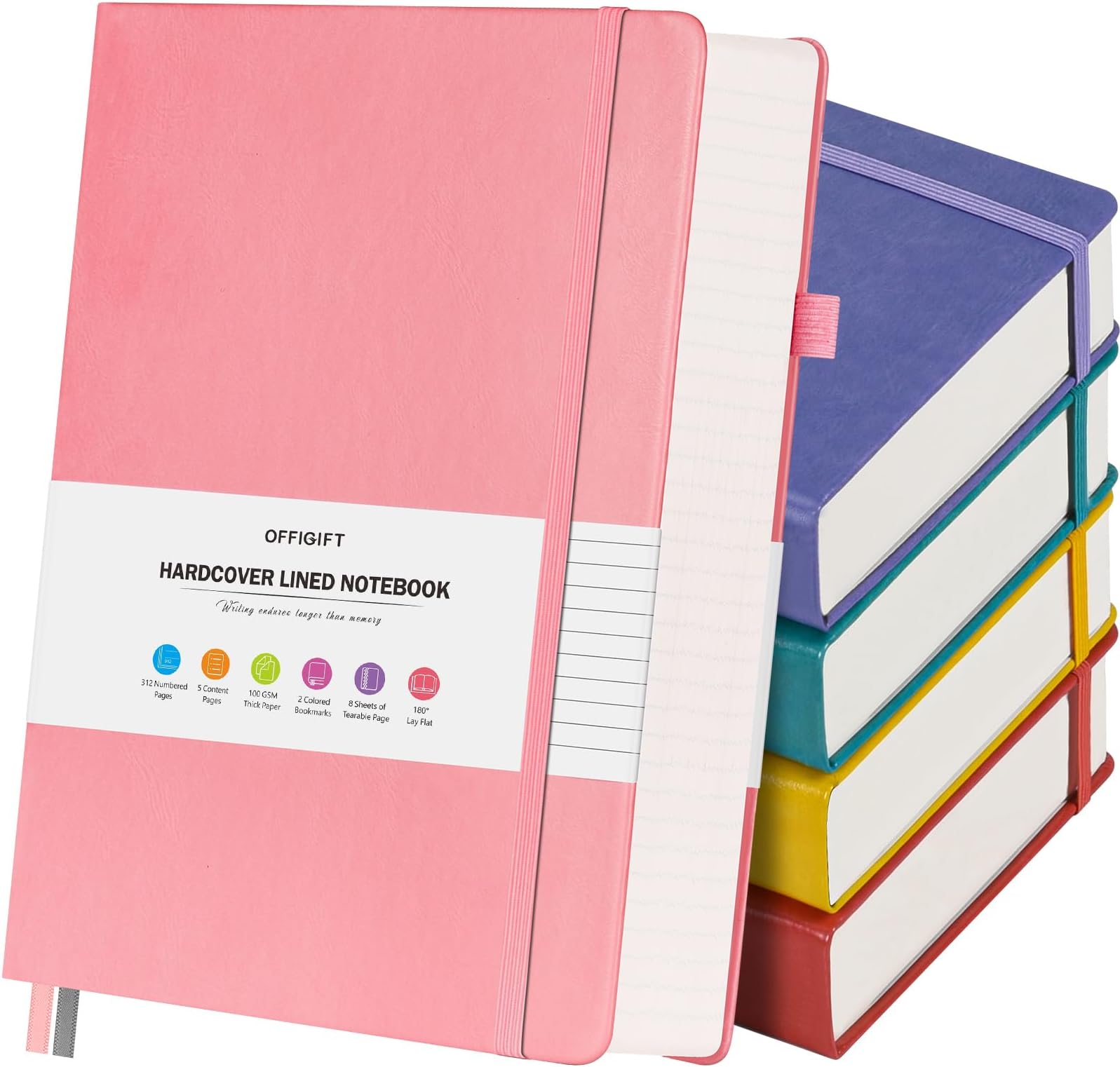 Amazon.com : 996DEMING Lined Journals Notebook for Writing Women - 360 ...