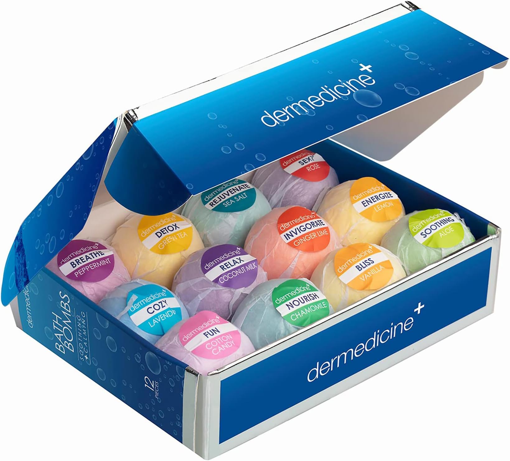 Amazon.com: Bath Spells Luxury Bath Bomb Gift Set, Organic Bath Bombs ...