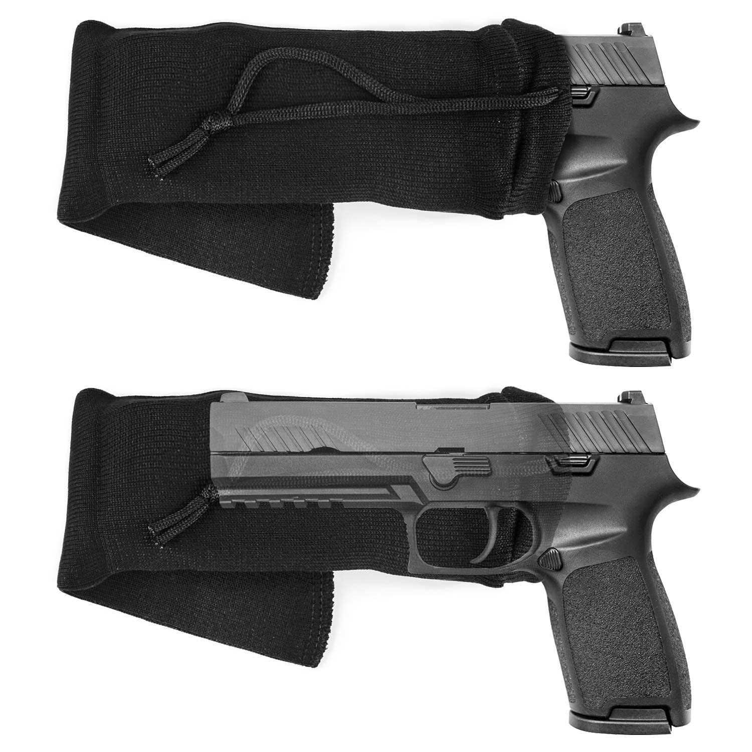 Snapklik.com : GUGULUZA Extra-Thick Gun Socks For Pistols, Pistol Sock ...