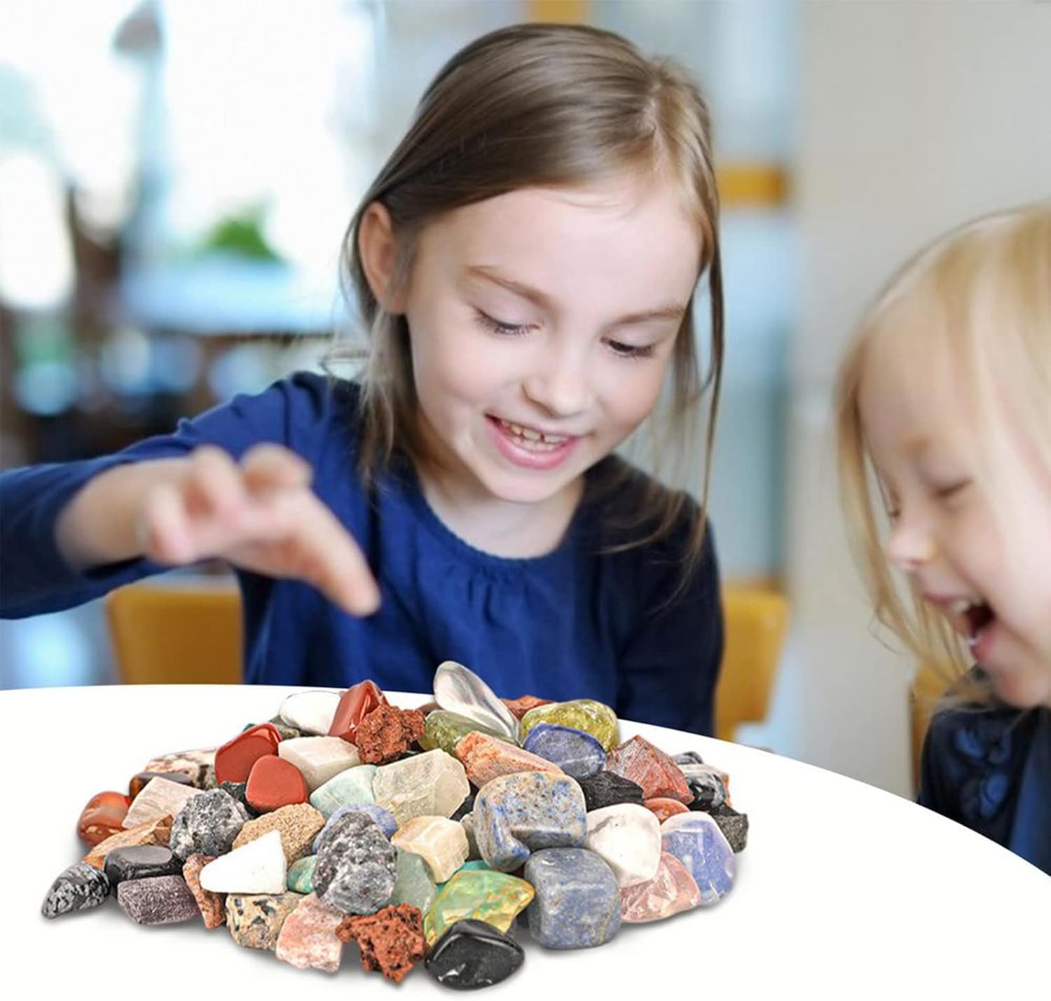 Rock Collection Box for Kids, Rock and Mineral Education Collection 24 ...