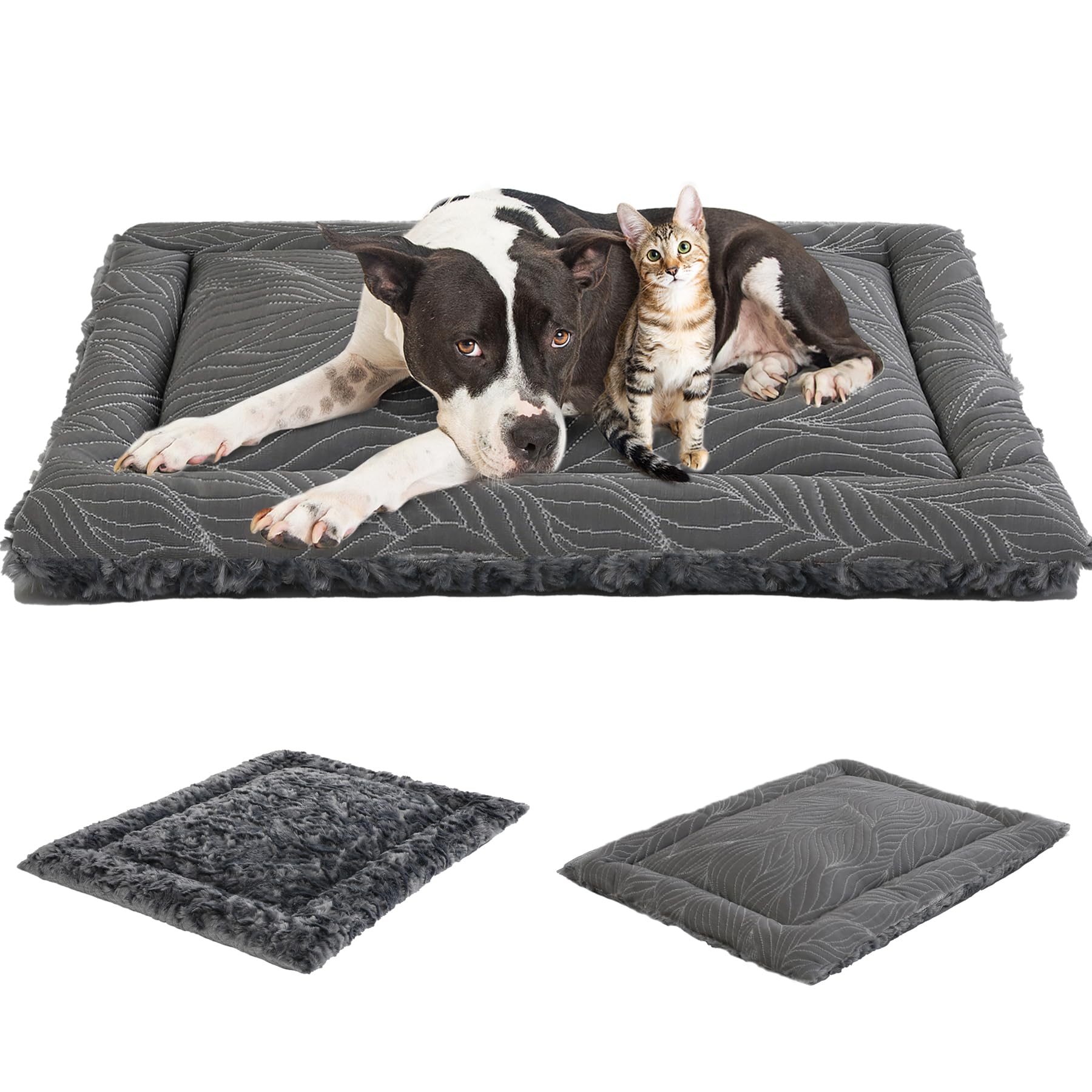 Amazon.com : 2 in 1 Dog Beds and Dog Cooling Bed for Large Medium Small ...