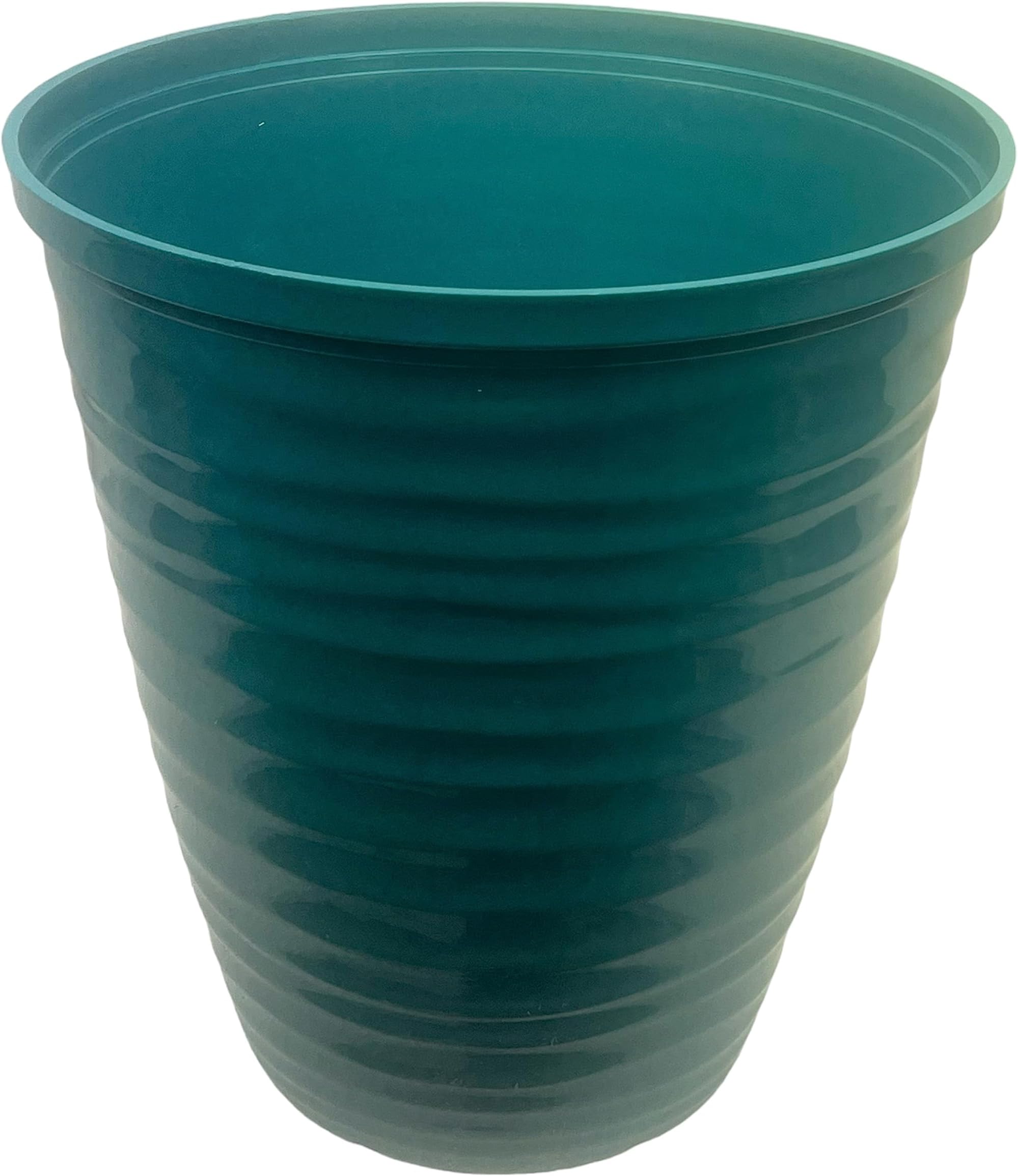 Muddy Hands Navy Blue Plastic Plant Pot Indoor Home Outdoor Garden Tall ...