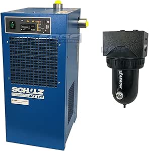 SCHULZ 100 CFM REFRIGERATED COMPRESSED AIR DRYER, 20HP & 25 HP ...