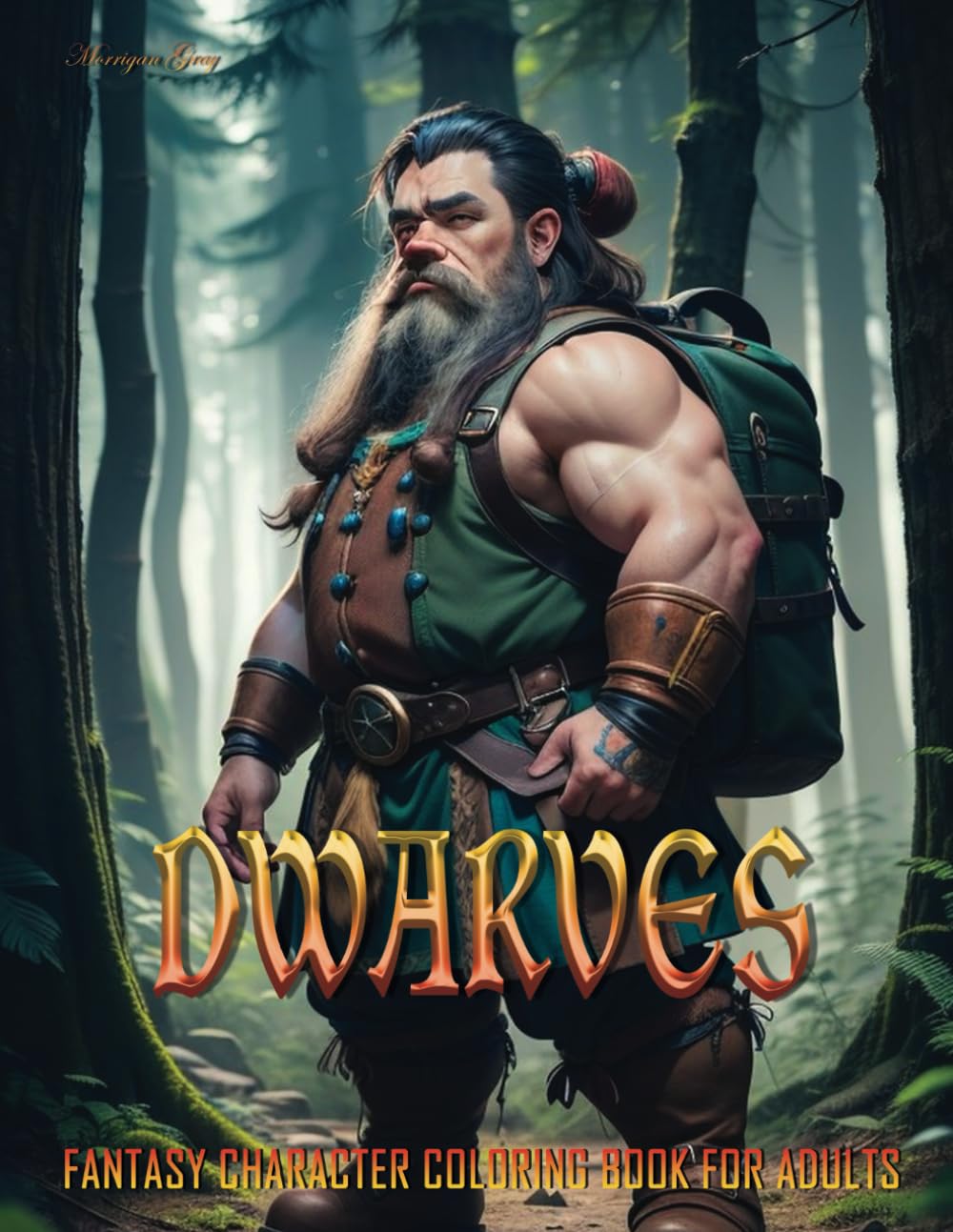 Amazon.com: Dwarves: Fantasy Character Coloring Book for Adults ...