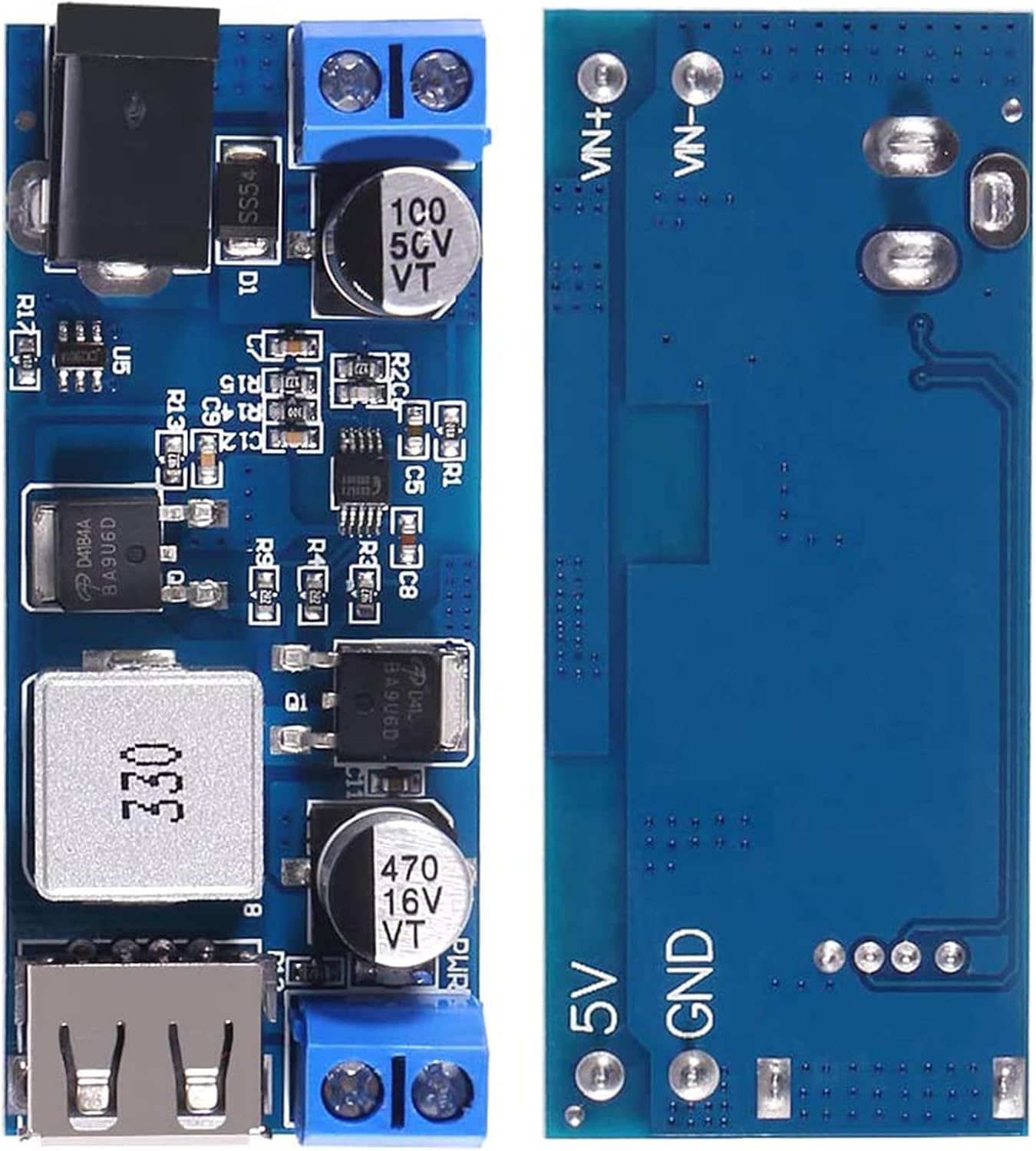 Dual Output Buck Converter 12V to 5V USB Voltage Regulator - Fast ...