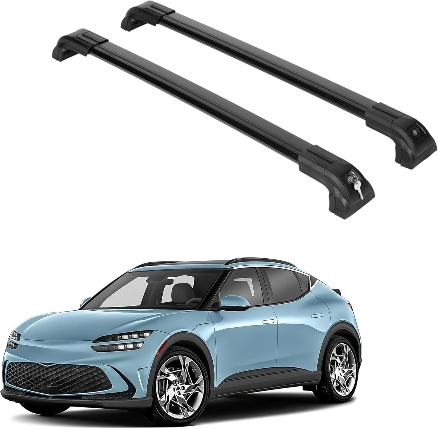 Amazon.com: ERKUL Heavy Duty 220lbs Roof Rack Cross Bars for Genesis ...
