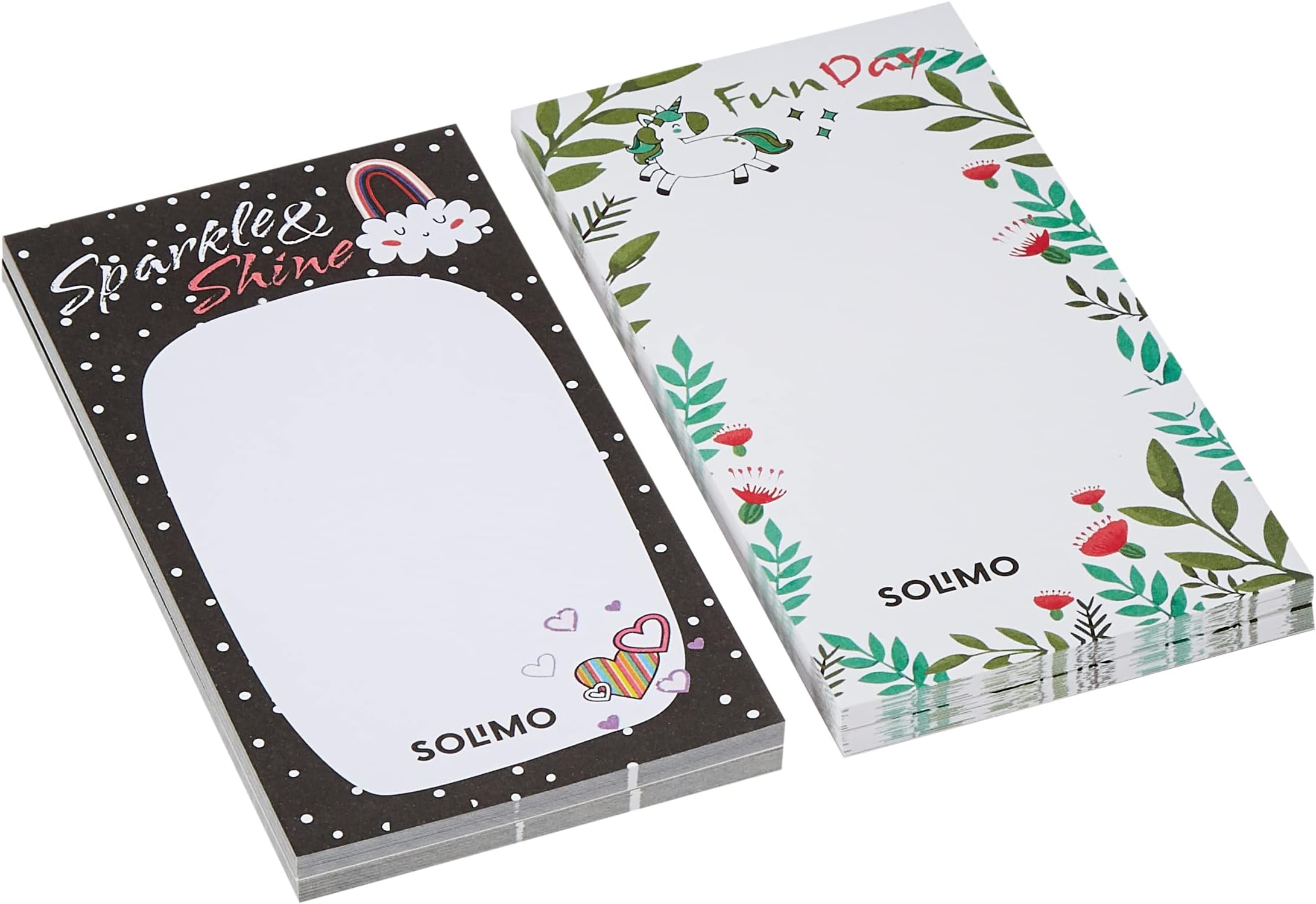 Amazon Brand - Solimo Notepad (6.5” x 3.5”) Daily Undated Planner ...