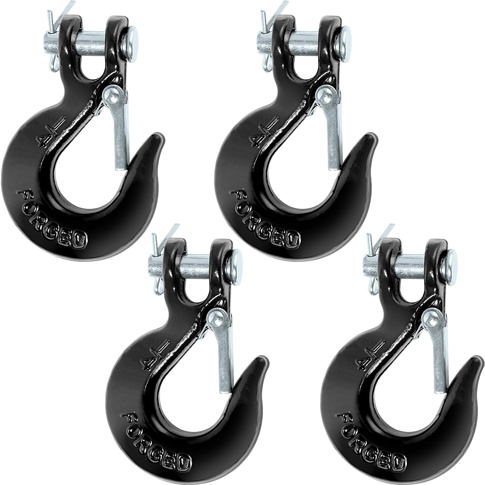 Amazon.com: PALOZO 1/4 inch Clevis Slip Hook with Safety Latch, Safety ...