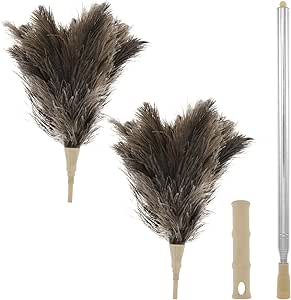 Amazon.com: LCZNXJJY Ostrich Feather Duster with Extension Pole 29-83 ...
