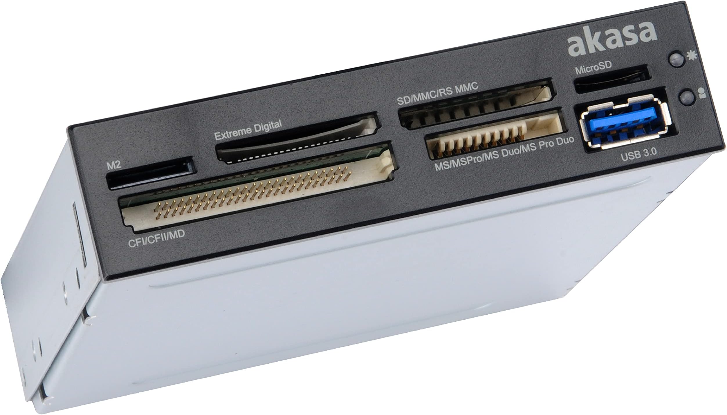 Akasa Internal Media Card Reader | 6-port Media Card Reader | MicroSD ...