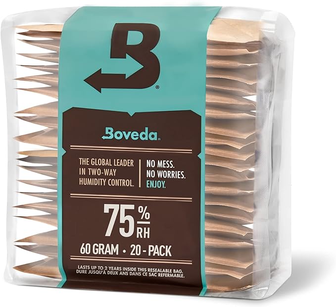 Amazon.com: Boveda 75% Two-Way Humidity Control Packs – Size 60 – 20 ...