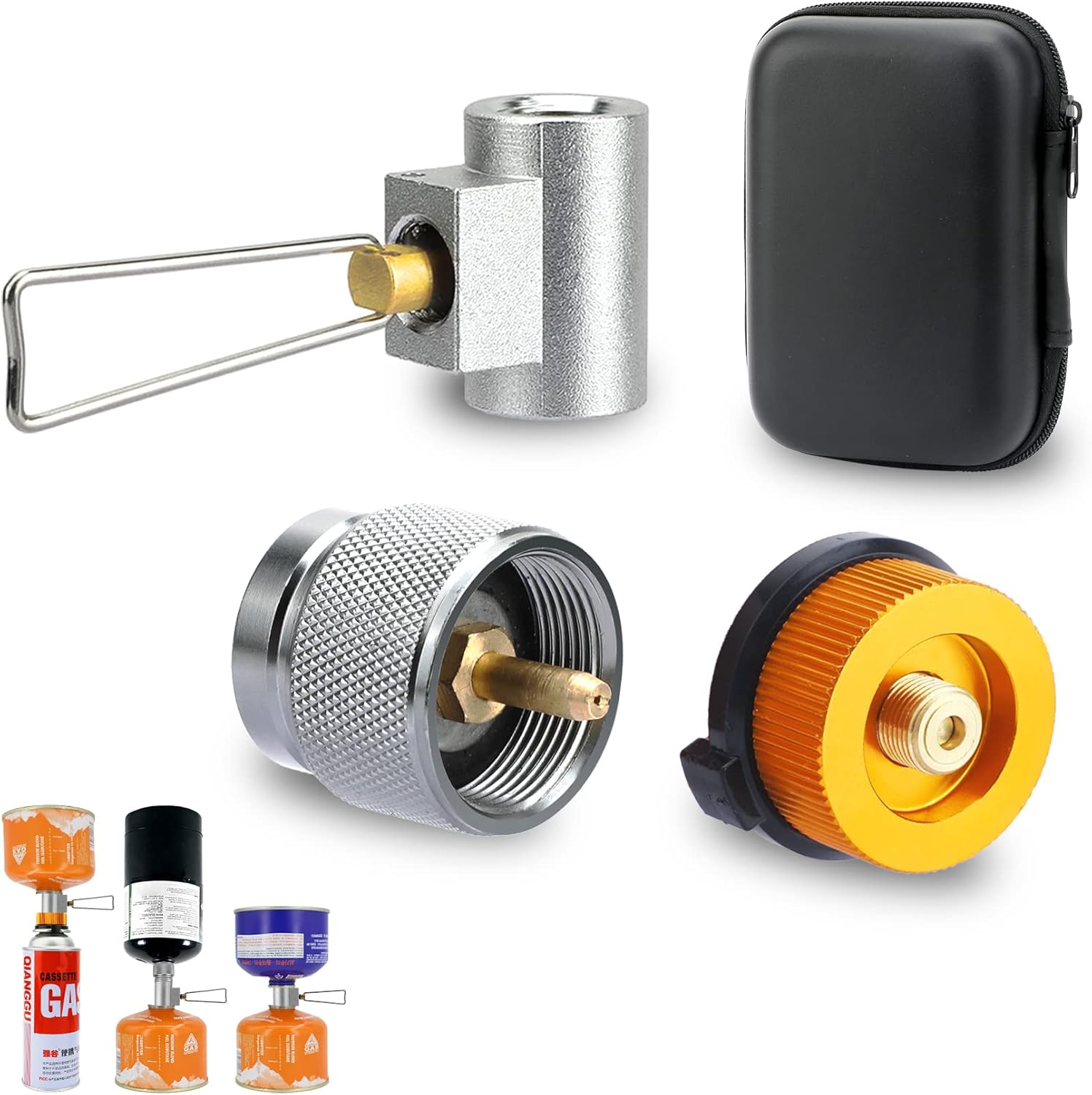 Amazon.com: SAN LIKE 3PCS Camping Stove Gas Adapter Propane Isobutane ...