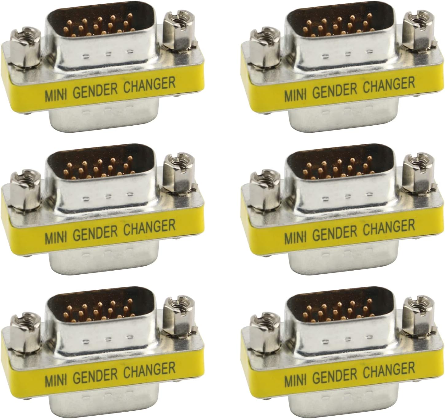Amazon.com: DTECH 3-Pack VGA Connector Female to Female Gender Changer ...