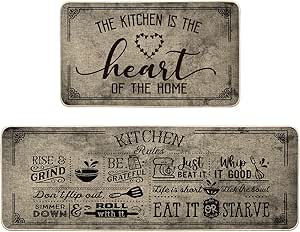 Artoid Mode Kitchen Quotes Kitchen Mats Set of 2, Seasonal The Kitchen ...