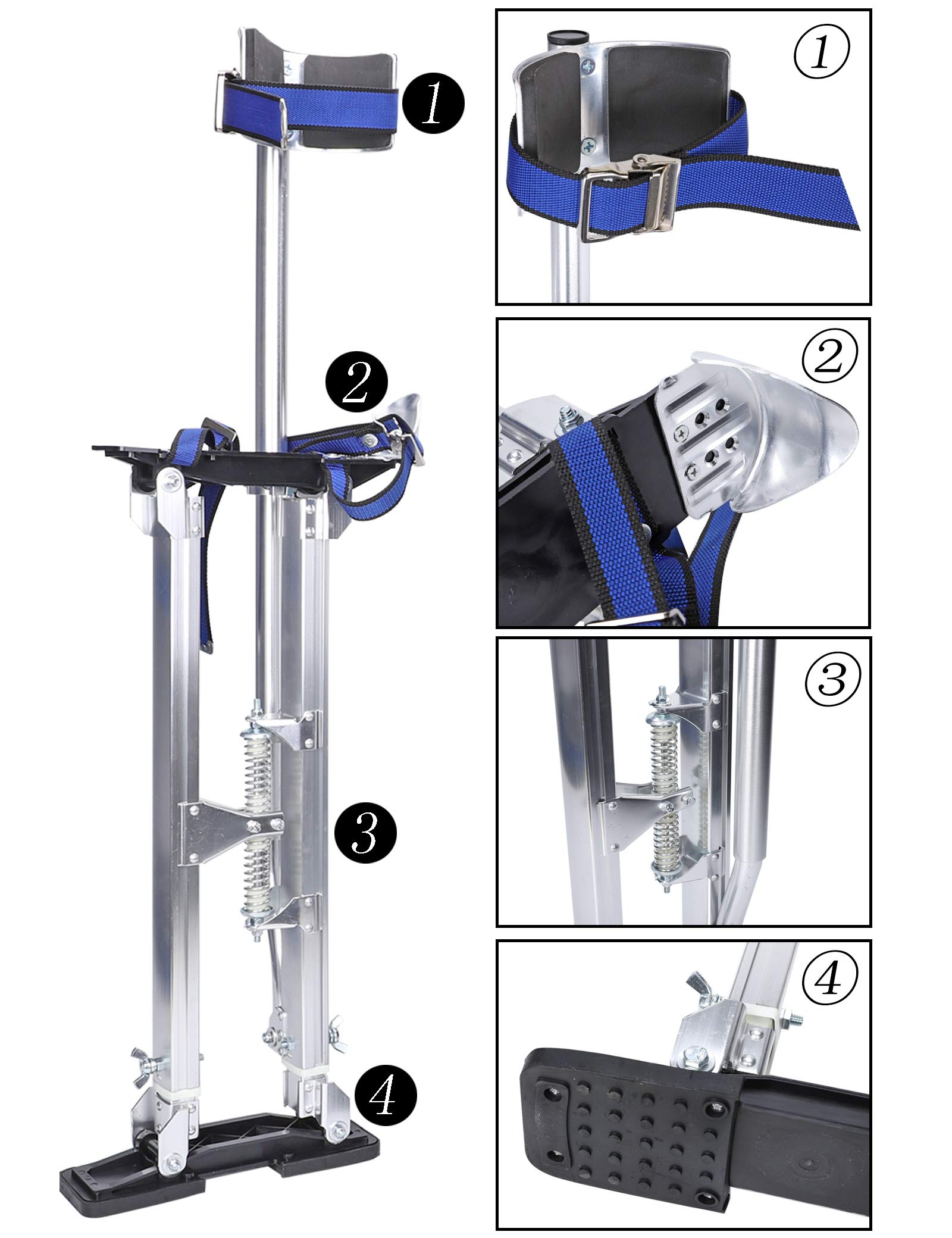 Buy BLACKHORSE-RACING 24 inch -40 inch Professional Grade Adjustable ...