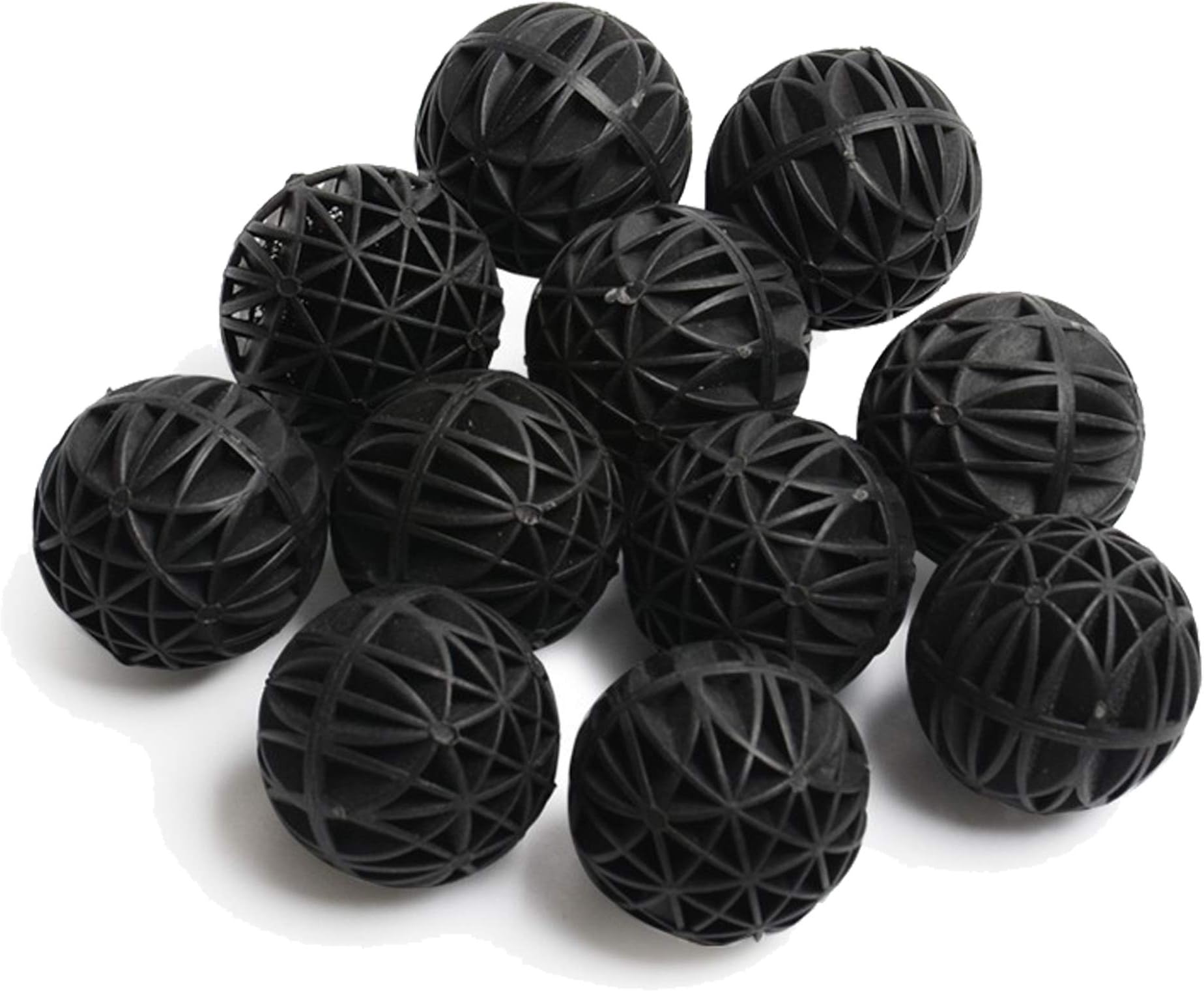 DXIA 60 Pcs Bio Balls, Bio Balls Aquarium Fish Tank Filter Bio Media ...