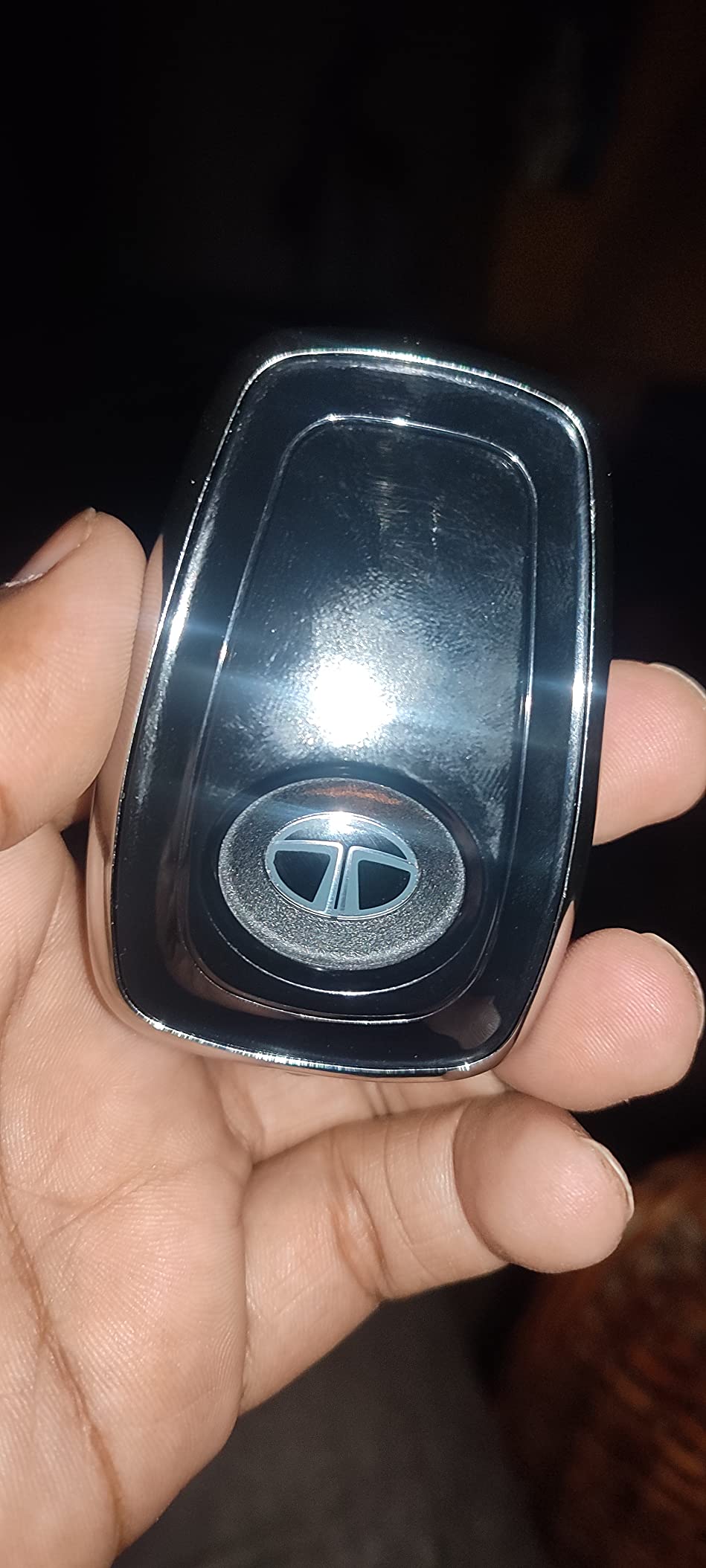 Keycept™ Silver Line TPU Key Cover Compatible with Tata Nexon, Altroz ...