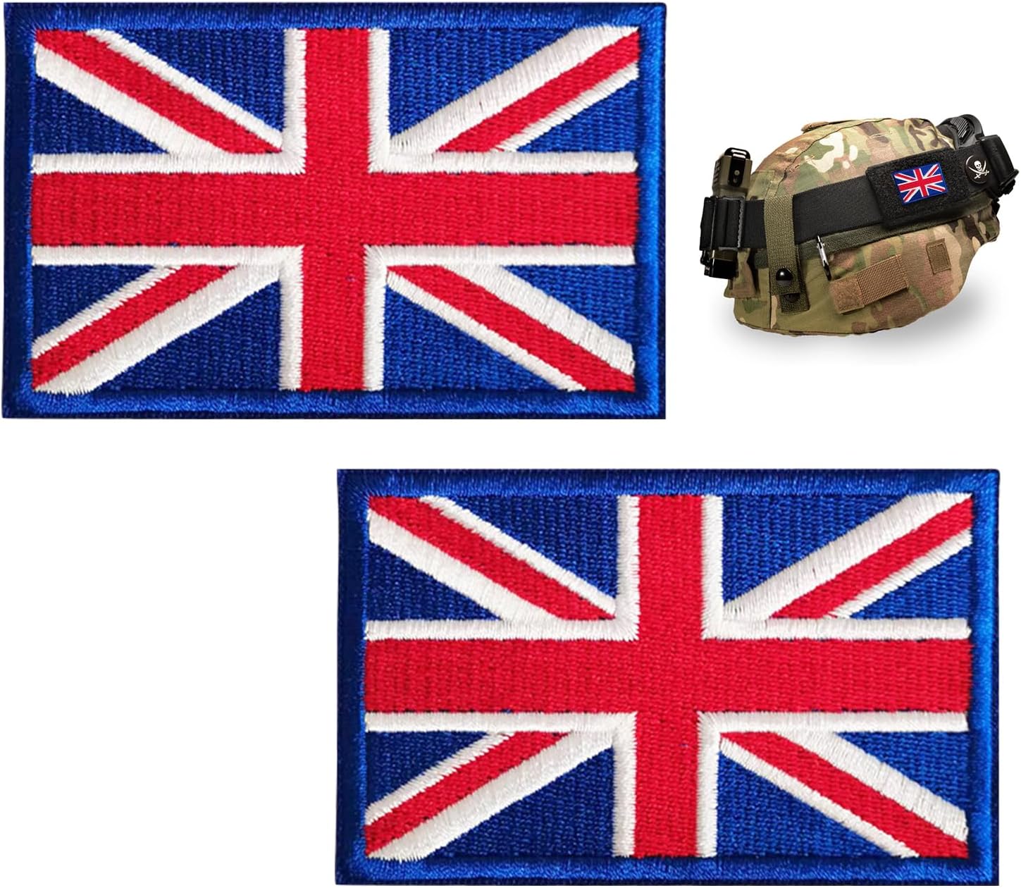 2PCS Tactical Great British Union Jack Patch,Tactical Union Jack ...