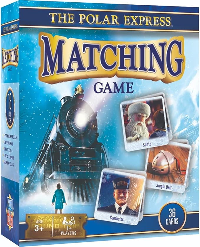 Amazon.com: MasterPieces Kids Games - The Polar Express Matching Game ...
