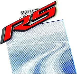 Amazon.com: 2-P RS Emblem Badge for Camaro, Trailblazer, Malibu ...