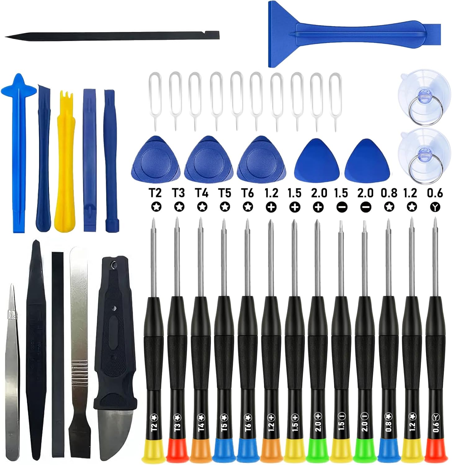Amazon.com: 42-Piece Professional Electronics Opening Pry Tool Repair ...