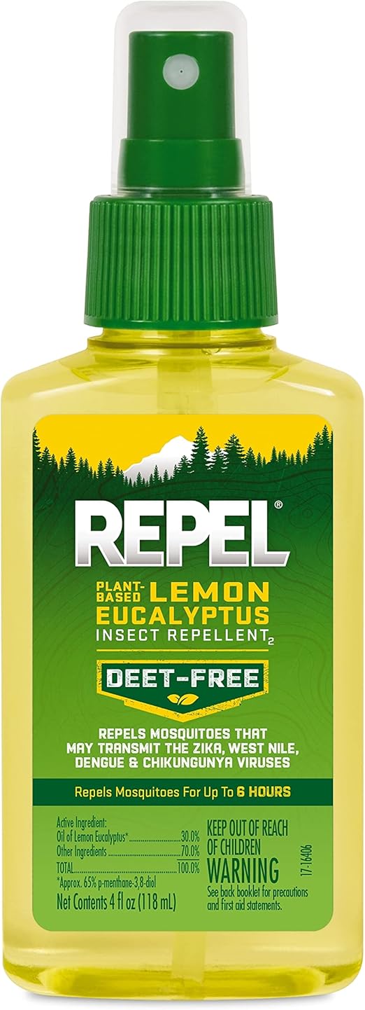 Amazon.com: Repel Plant-Based Lemon Eucalyptus Insect Repellent 4 ...