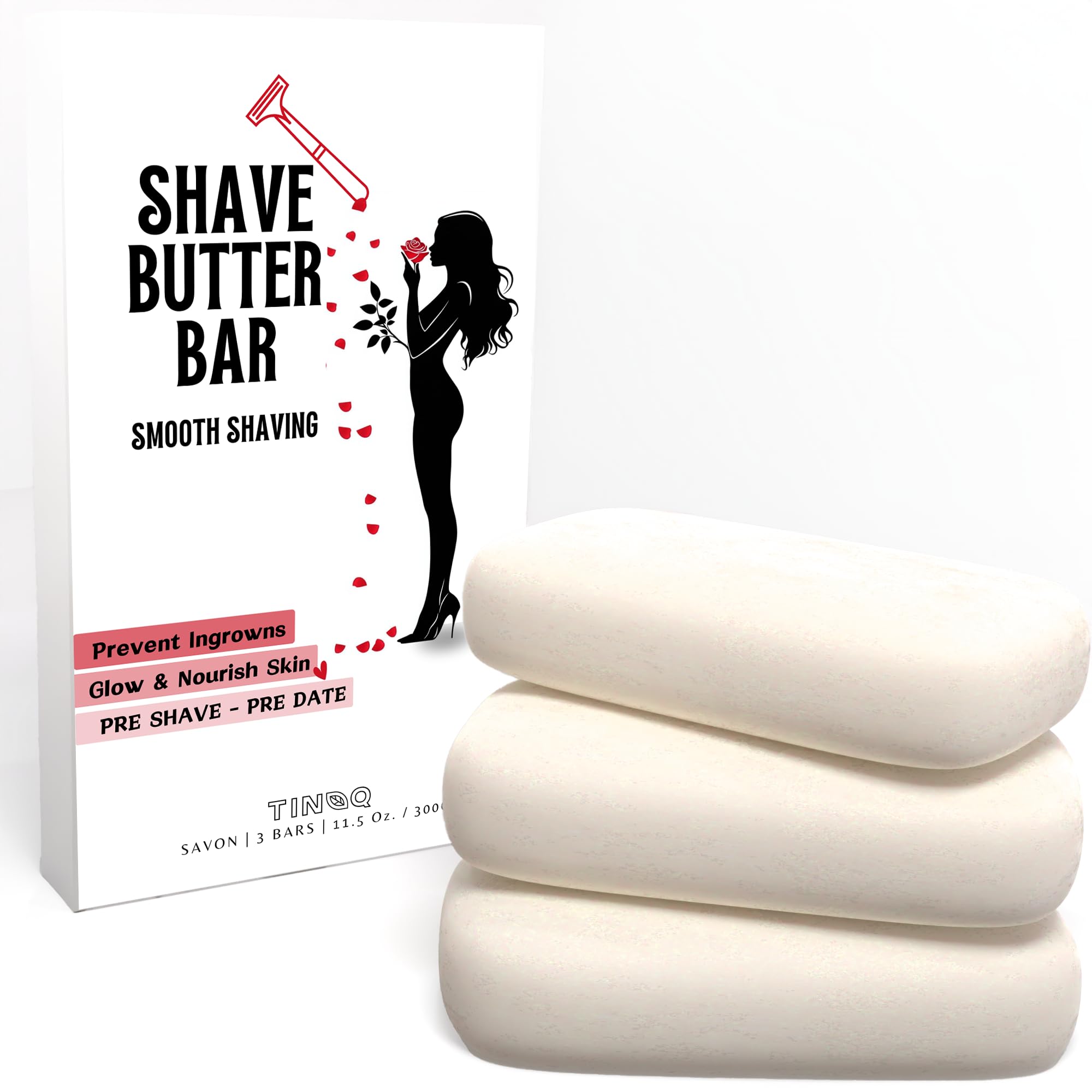 Amazon.com: Hypoallergenic Bar Soap for Women – Nourishing Shaving Bar ...