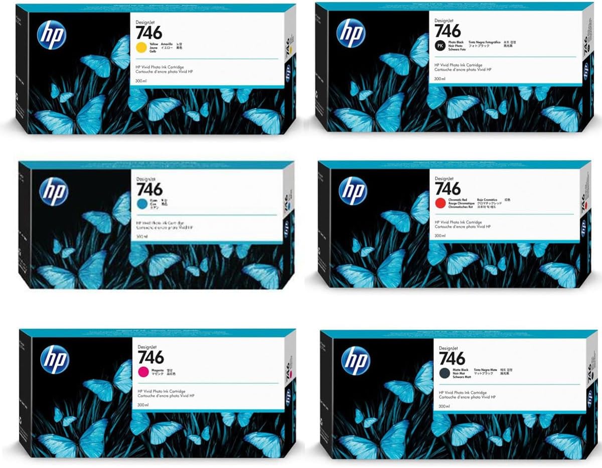 Amazon.com: HP 746 300ml Magenta Ink Cartridge Kit - HP DesignJet ...