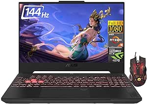 Amazon.com: ASUS 2024 Newest TUF A17 Gaming Laptop, 17.3" FHD 144Hz Display, AMD Ryzen 9-7940HS ...