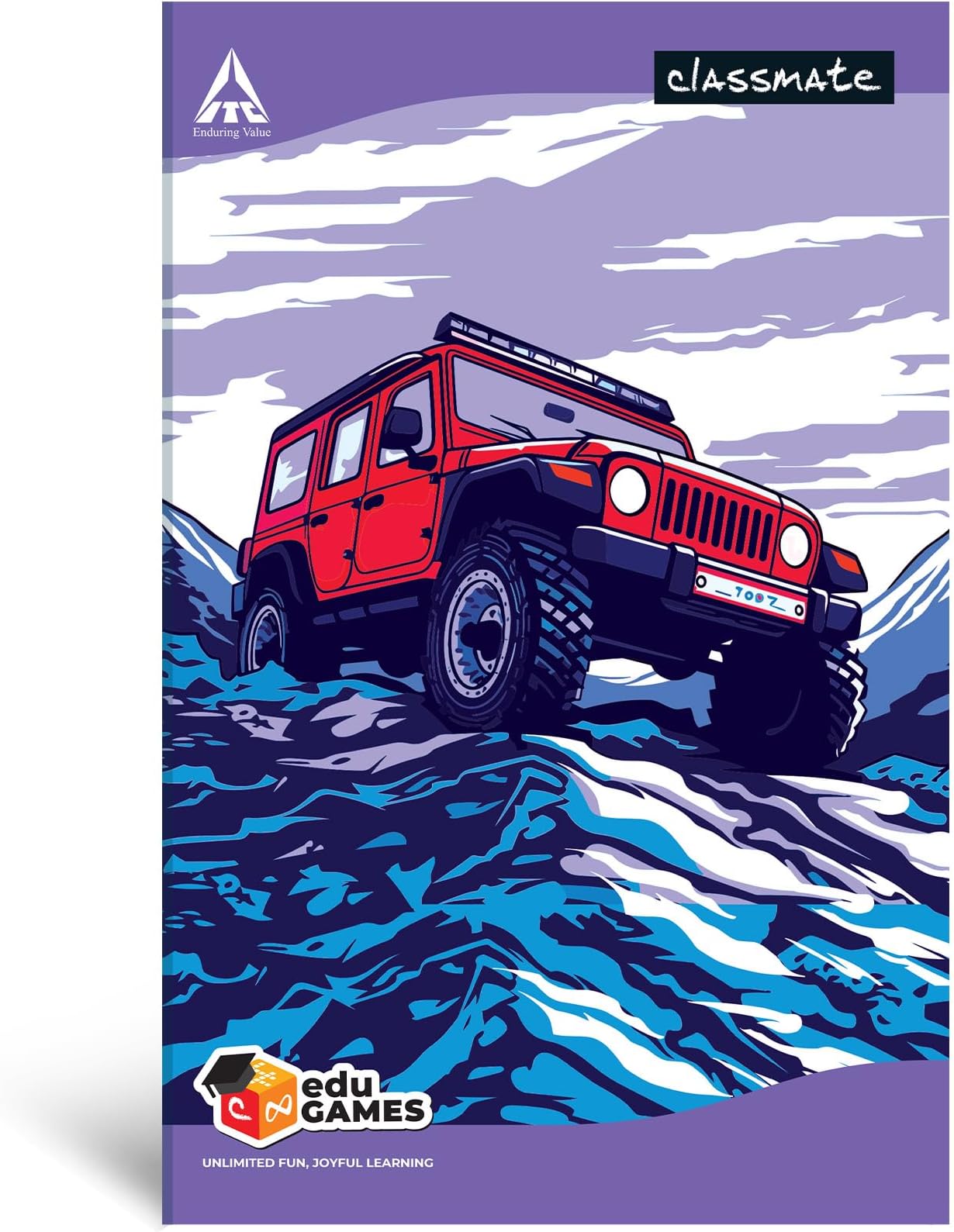 Classmate Notebook | 172 Pages | Unruled | 24.0cm x 18.0cm | Pack of 4 ...