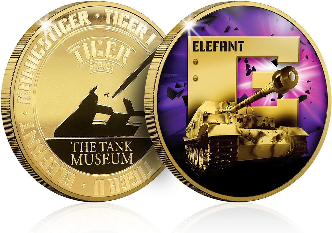 Tiger Tank Complete Gold Plated Commemorative Coin Collection – BigaMart