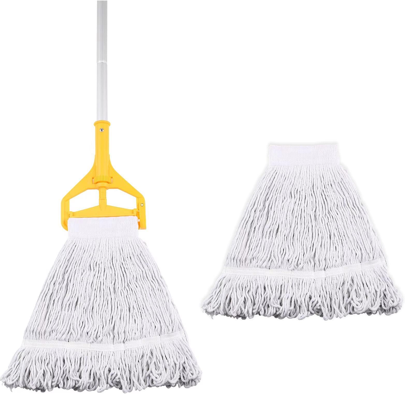 Amazon.com: 2 Pack 20oz Loop-End String Wet Mop Refills,Heavy Duty ...