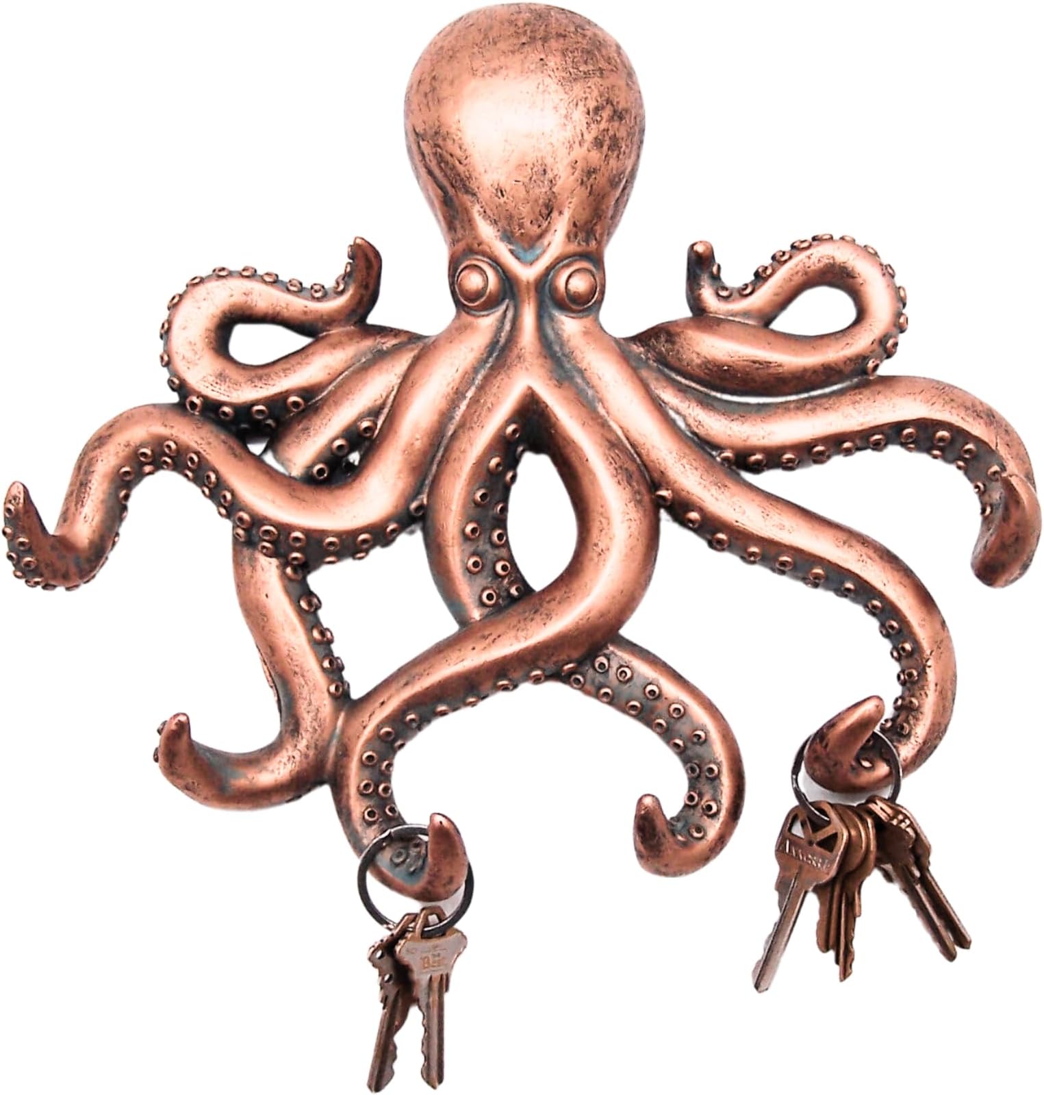 Amazon.com: DWK Octopus Wall Sculpture Decorative Key Holder | Ocean ...