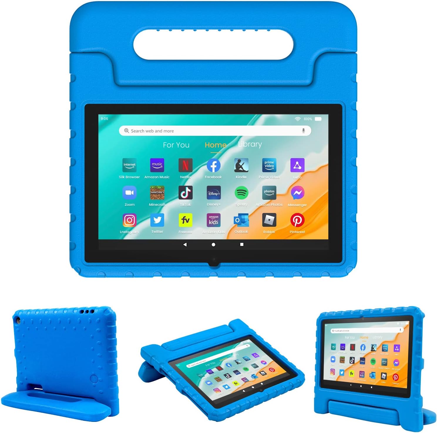 Amazon.com: SIMPLEWAY Case for Fire 7 2022 Release (12th Generation ...