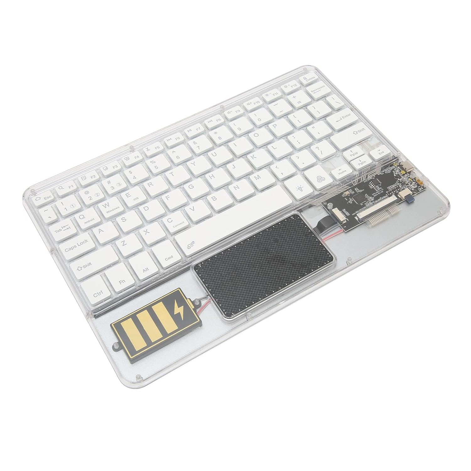 Amazon.in: Buy DNEI Keyboard, Stable Connection Acrylic Tablet Keyboard ...