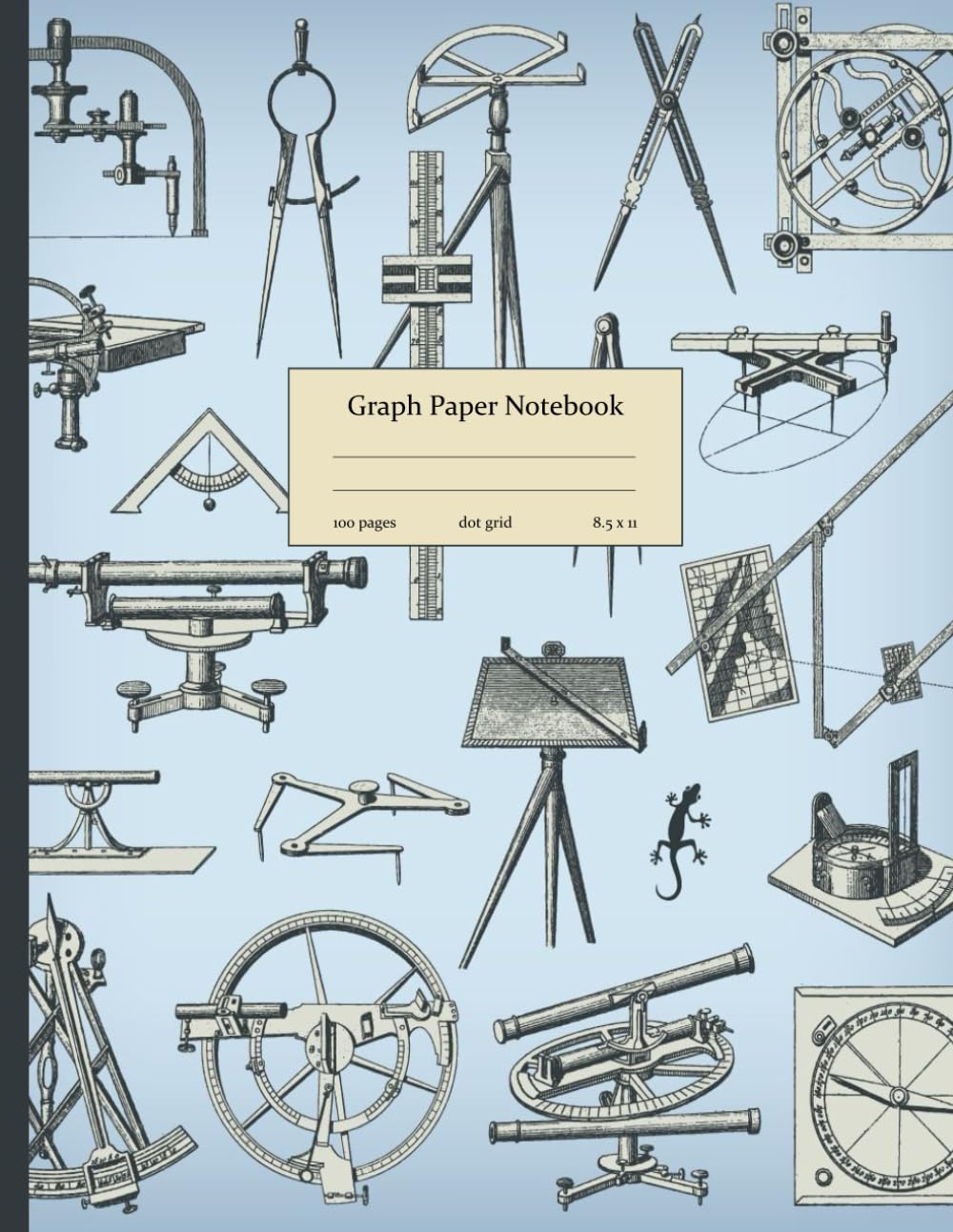 Graph Paper Notebook: Dot Grid Composition Notebook for Math and ...