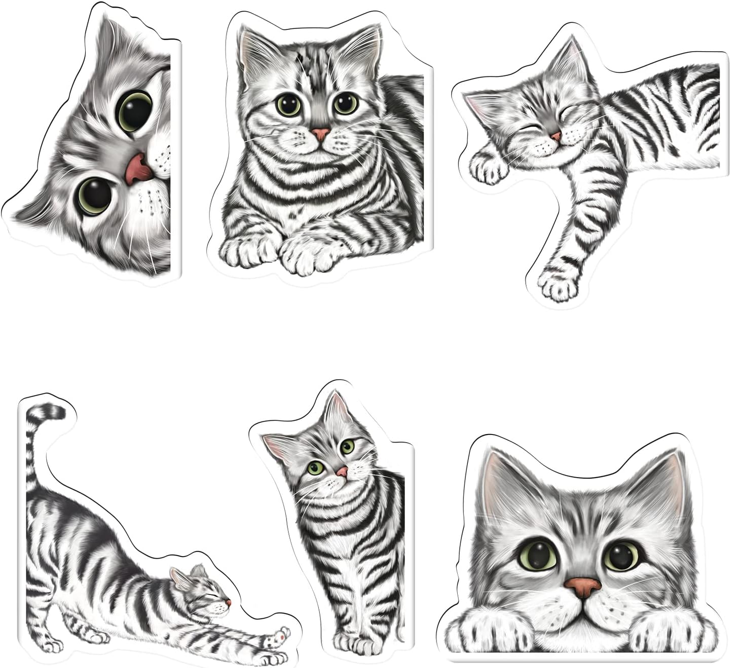 Amazon.com: Magnetic Cat Bookmarks, Book Markers for Kids, Bookmarks ...