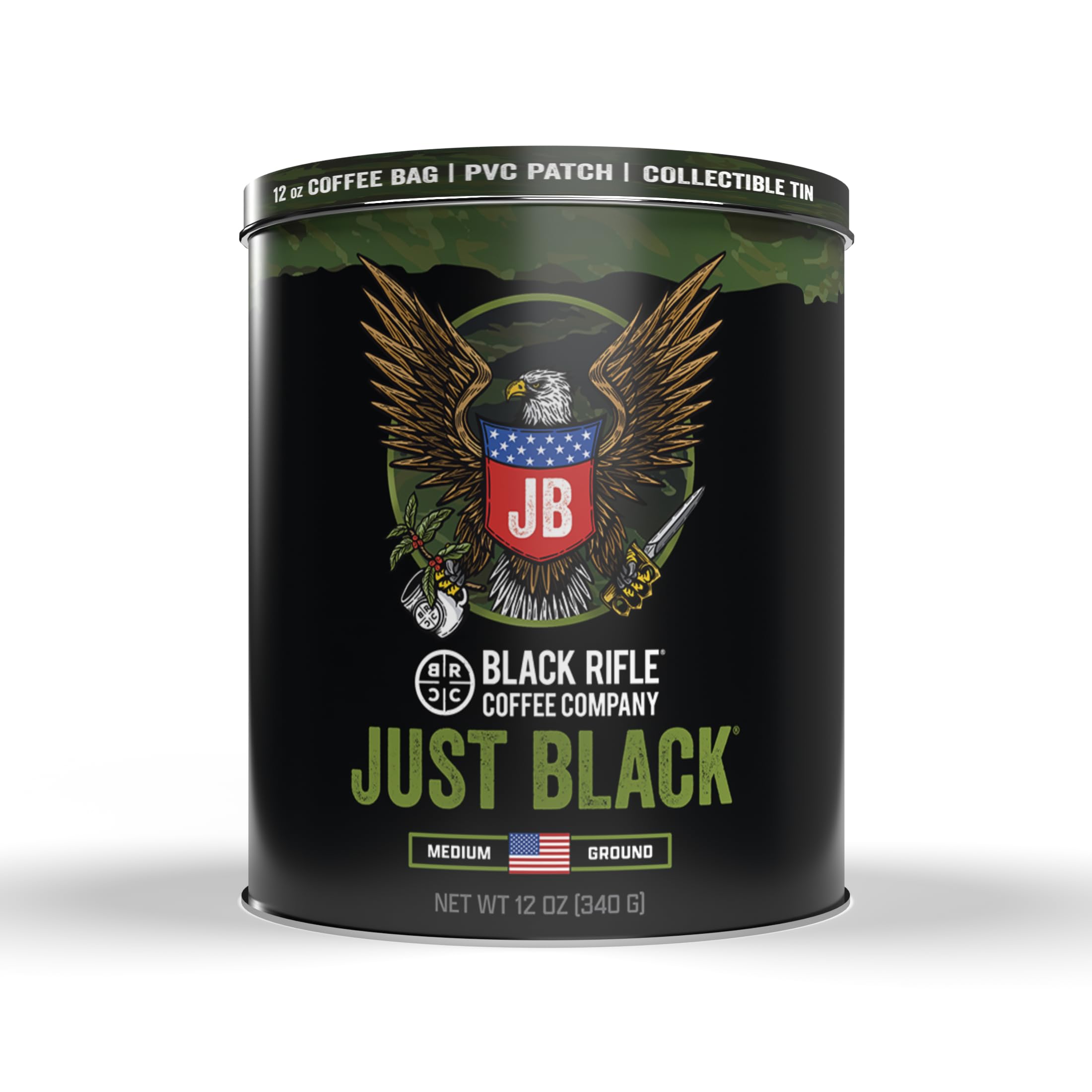 Amazon.com : Black Rifle Coffee Company Just Black Gift Bundle, Medium ...
