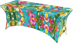 Amazon.com: YQxwJL Summer Style Hawaiian Print Table Cover Rectangular ...