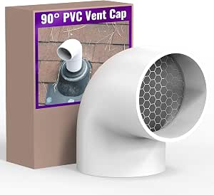 Amazon.com: Mxclimate PVC Termination Cap with Stainless Steel Mesh ...
