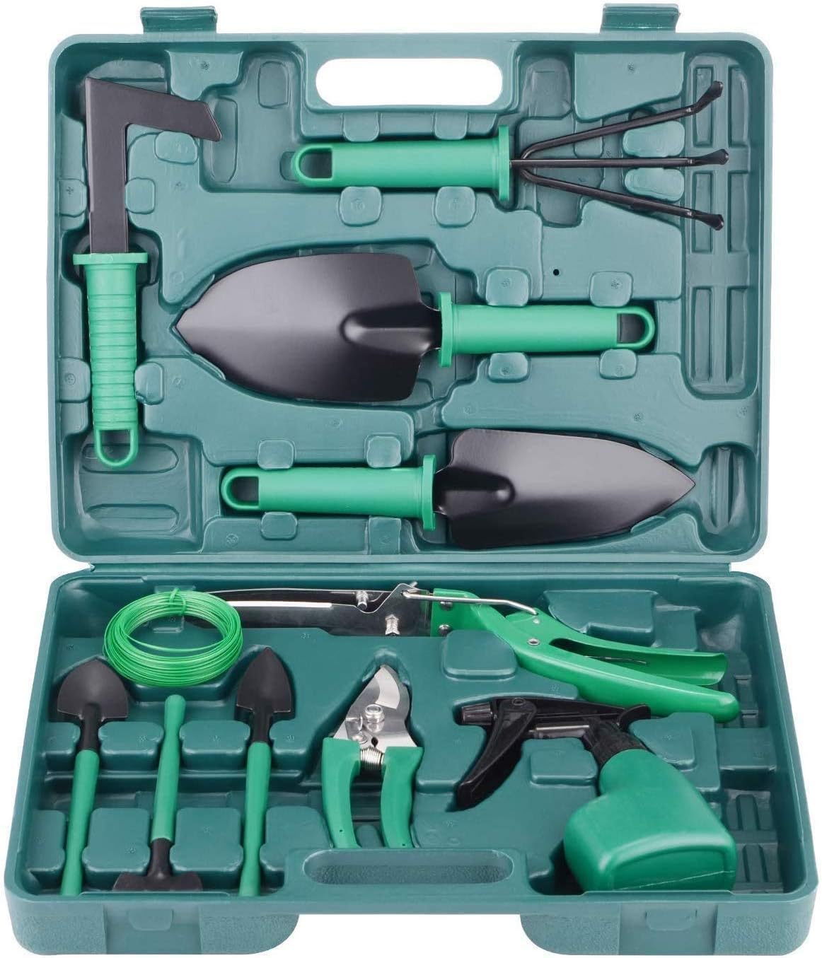 Amazon.com : Gardening Tools Set,12Piece Stainless Steel Heavy Duty ...