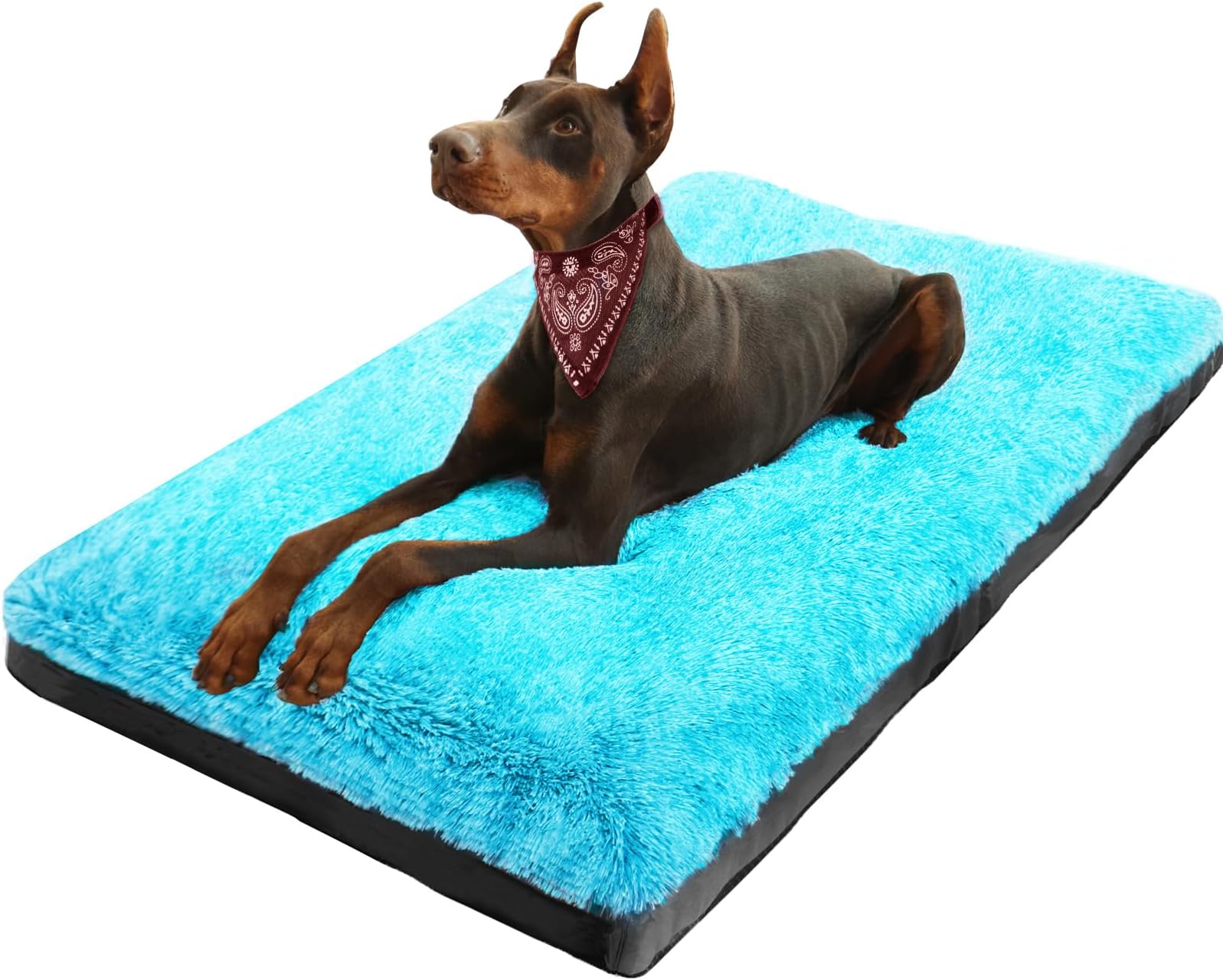 Amazon.com : KISYYO XXL Dog Bed Deluxe Cozy Plush Fixable Dog Kennel ...