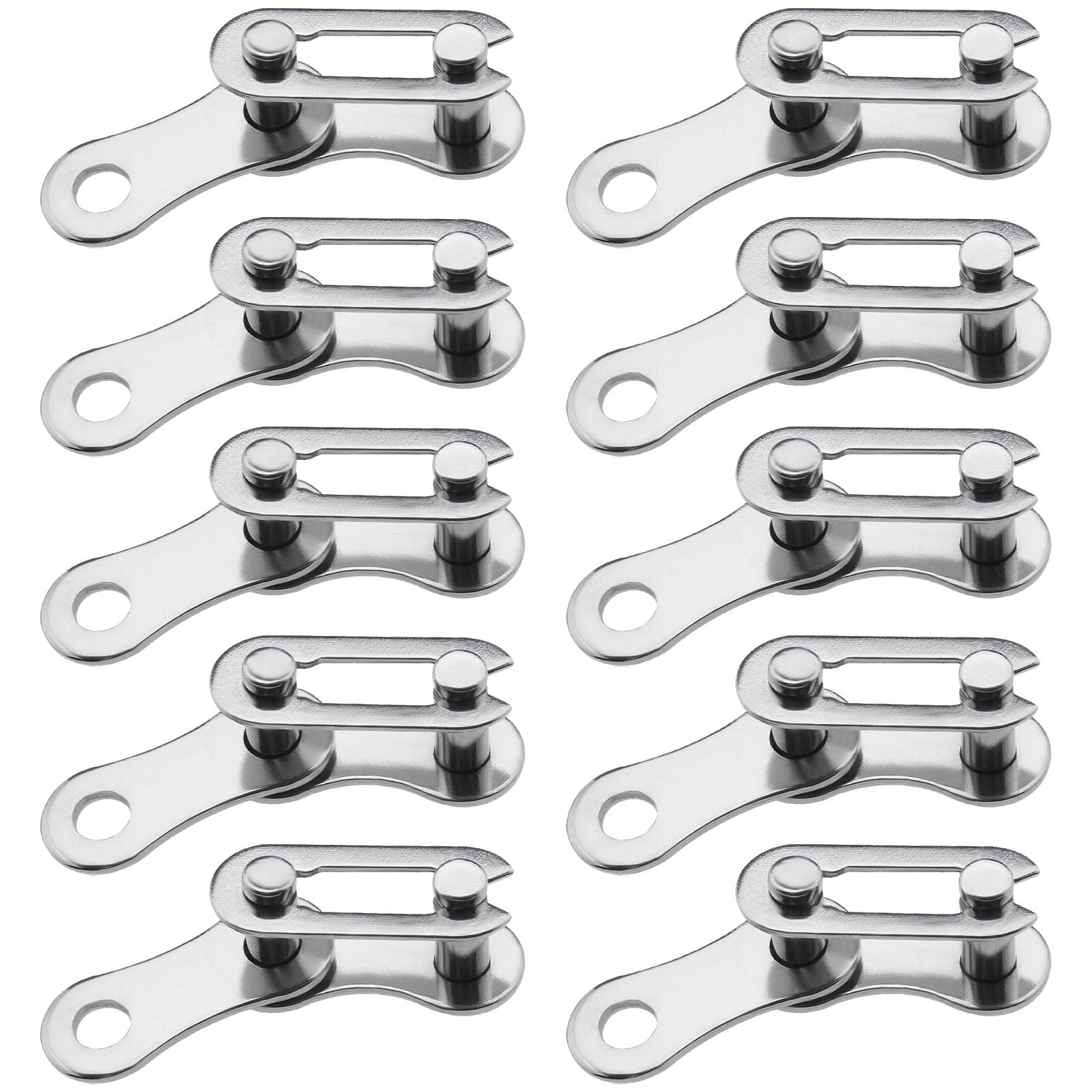 Amazon.com : ECSiNG 10 Pairs Single Speed Removable Quick Split Chain ...