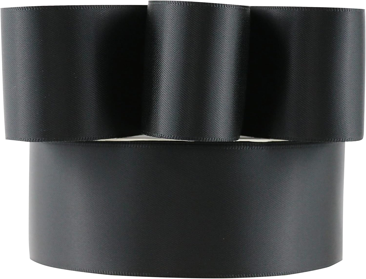 Amazon.com: Mayreel Black Satin Ribbon 1-1/2 Inch Black Ribbon for ...