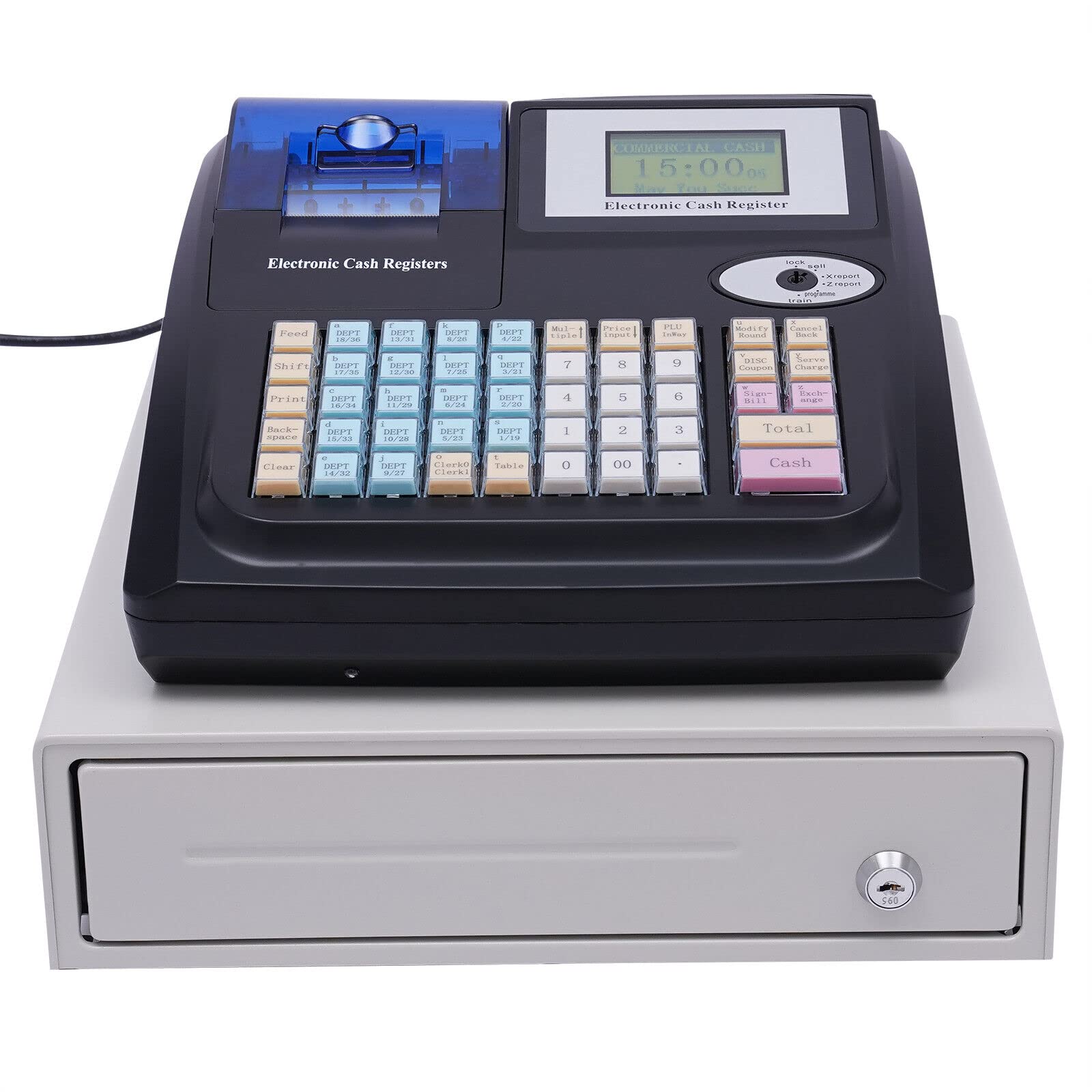 Amazon.com : Led Display Electronic Pos System Cash Register with ...