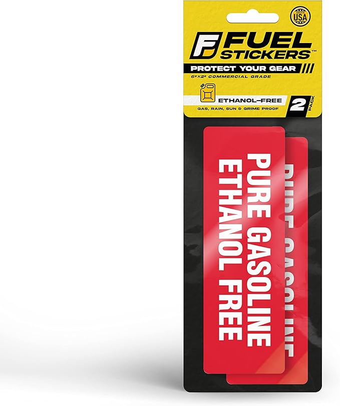 Amazon.com: Ethanol Free Sticker - No Ethanol Labels for Gas Cans ...
