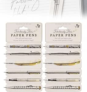 Amazon.com: Fabulously Flat Bookmark Pens - Slim, Lightweight, Multi ...