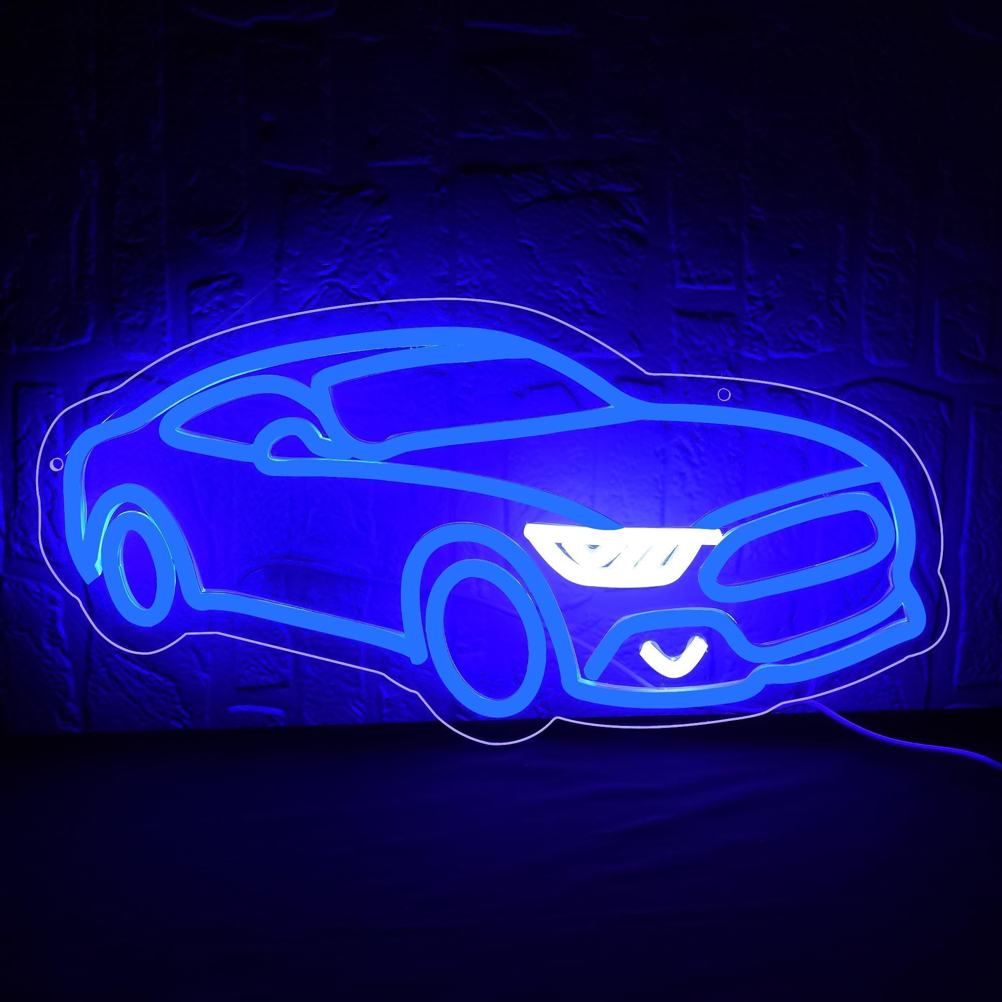 Amazon.com : Car Neon Sign for Wall Decor,Led Car Sign for Auto Room ...