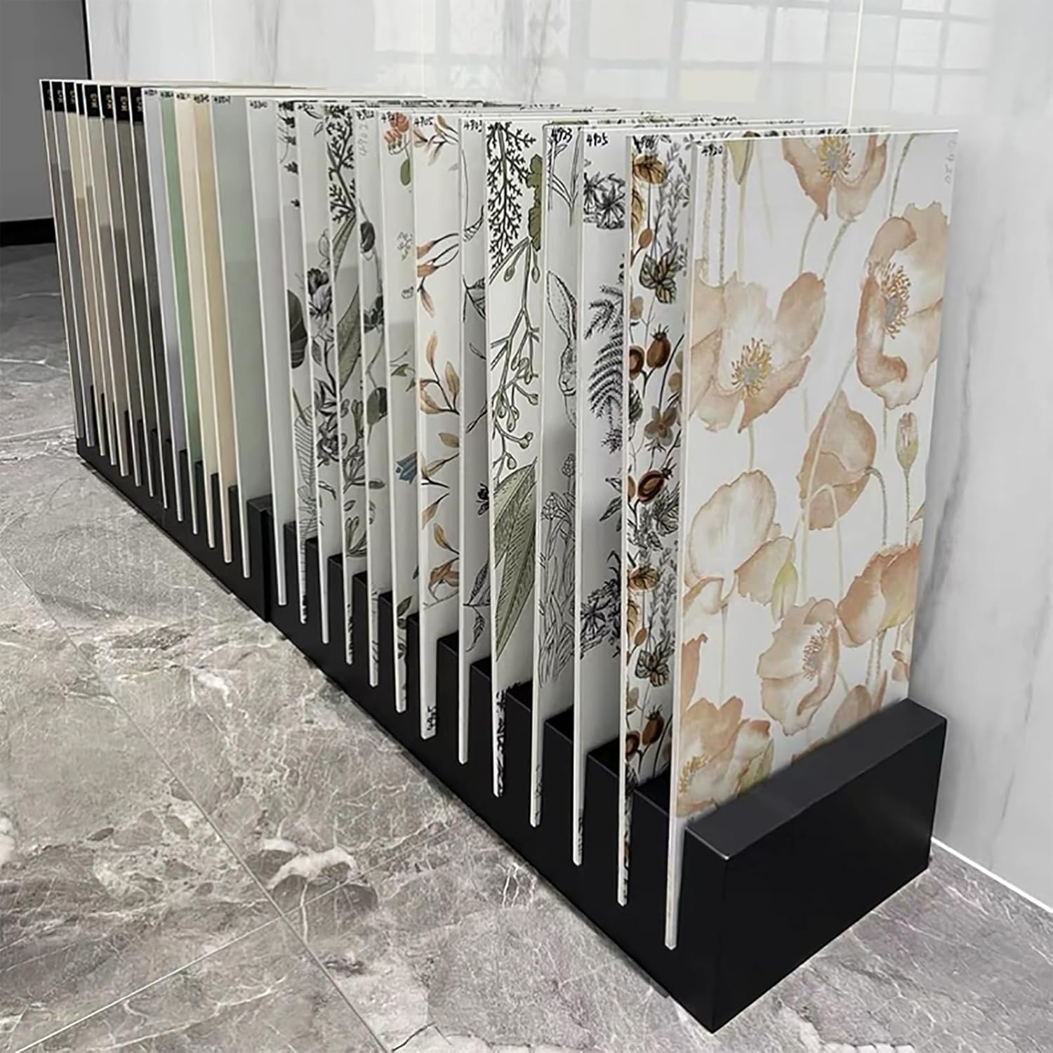 Amazon.com: Standing ceramic wood floor sample display rack large tile ...