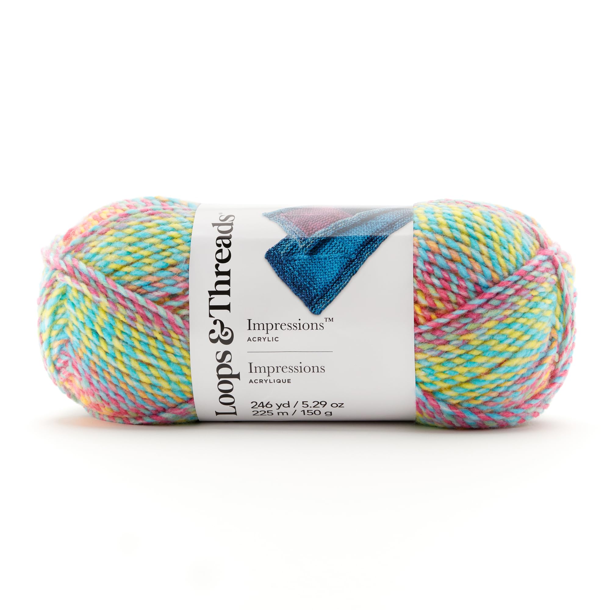 Amazon.com: Impressions Yarn by Loops & Threads - Yarn for Knitting ...
